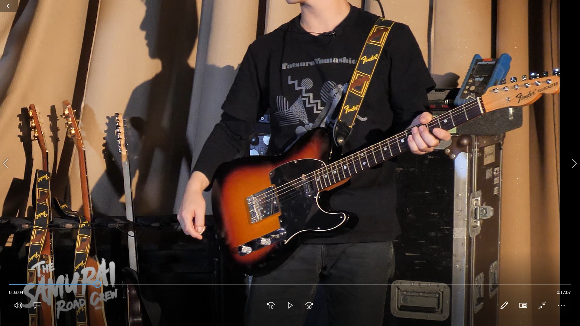 The SAMURAI Road Crew : 山下達郎（Tatsuro Yamashita）: Guitar Tech 篠原勝（Masaru ...